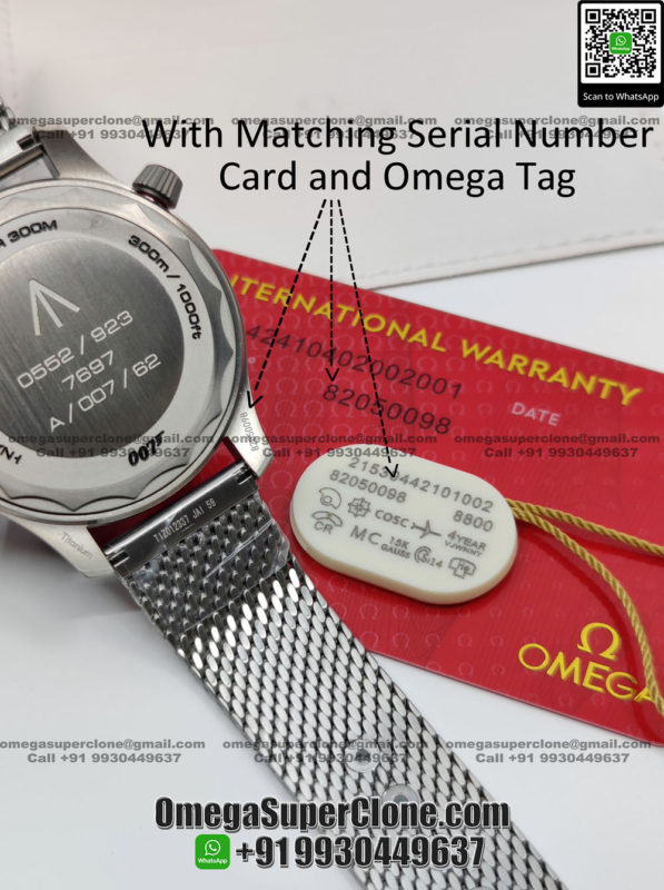 Omega Seamaster No Time To Die Super Clone Swiss Replica Watch